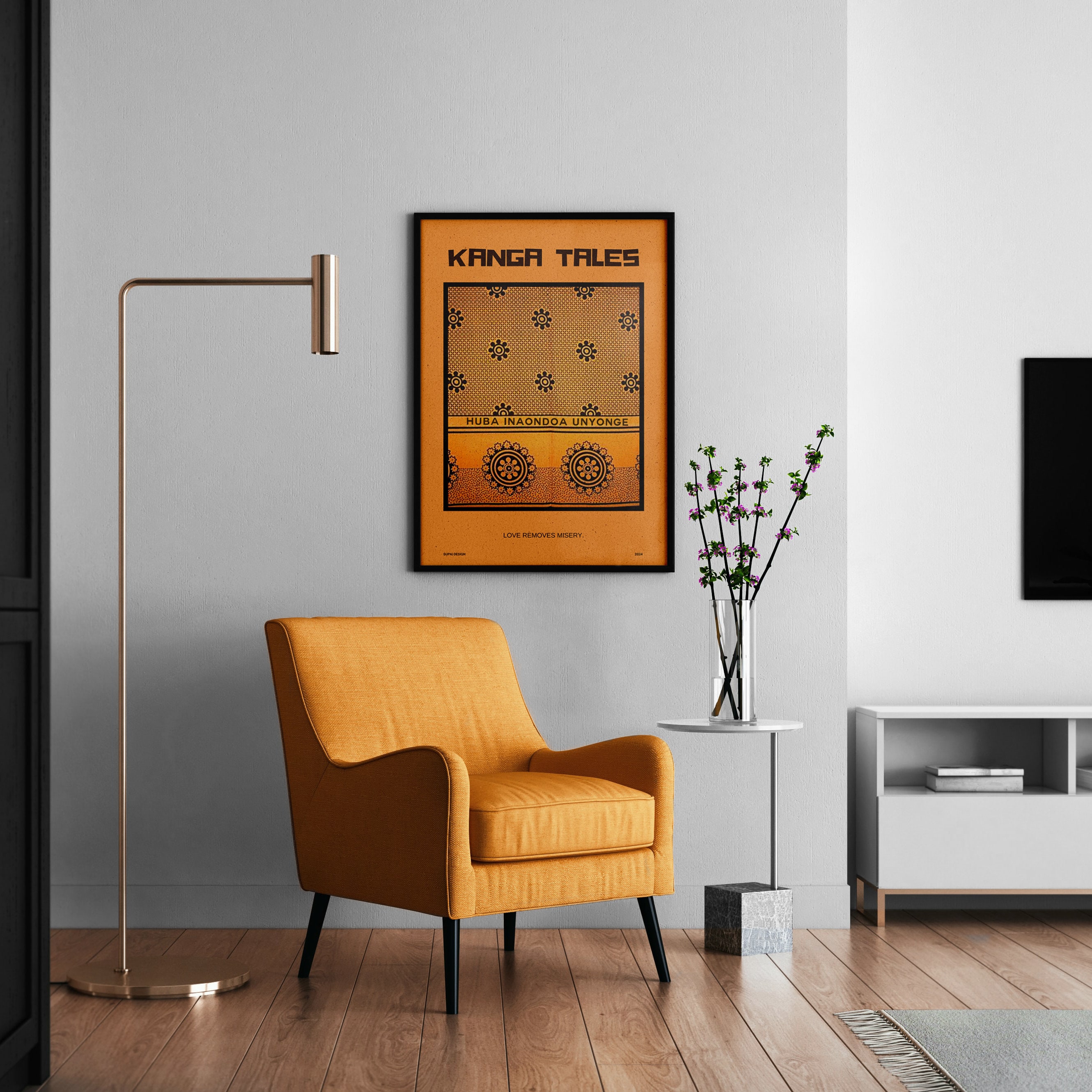 Kanga Tales Wall Art, Swahili Poster, Love Quotes Wall Art, Swahili ...