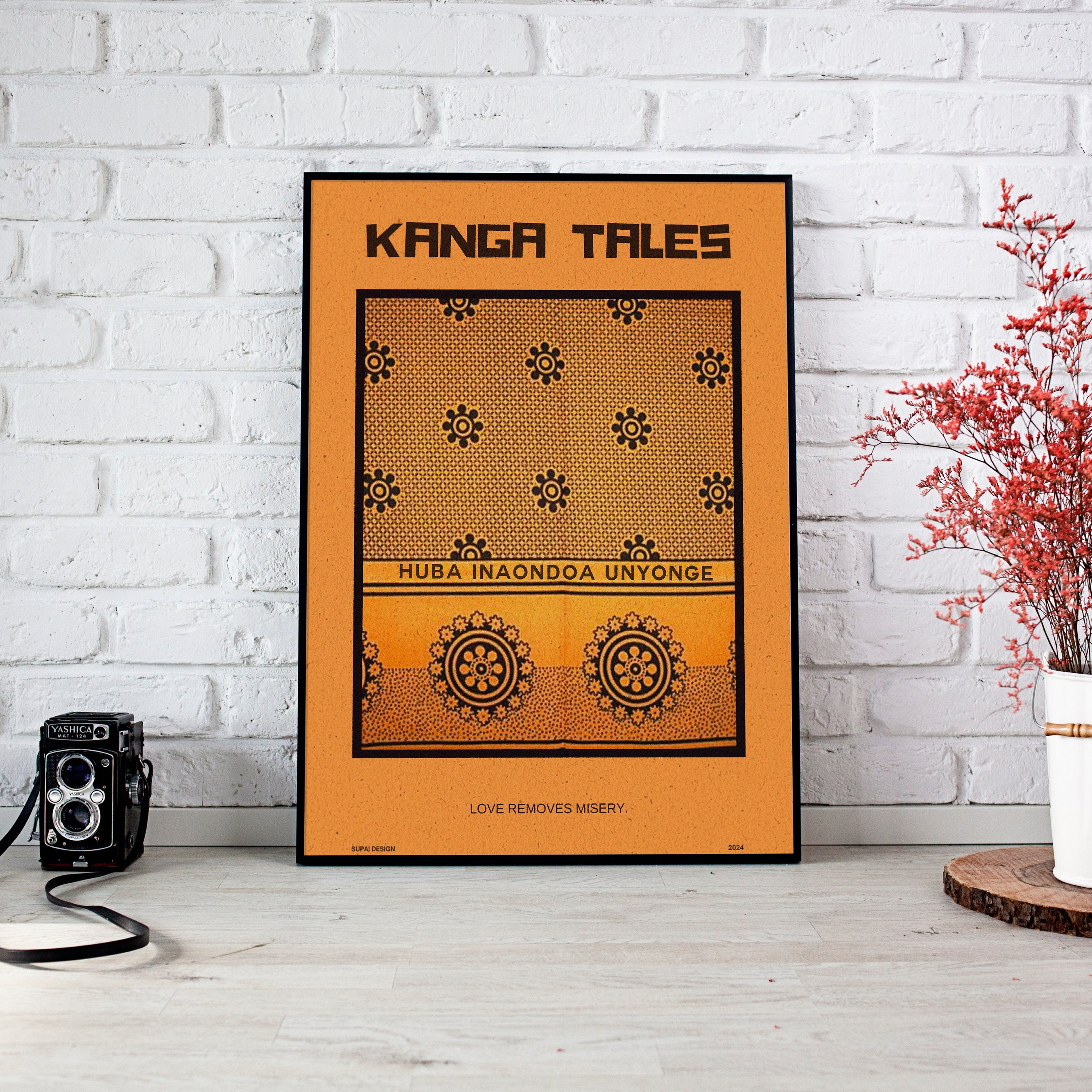 Kanga Tales Wall Art, Swahili Poster, Love Quotes Wall Art, Swahili ...