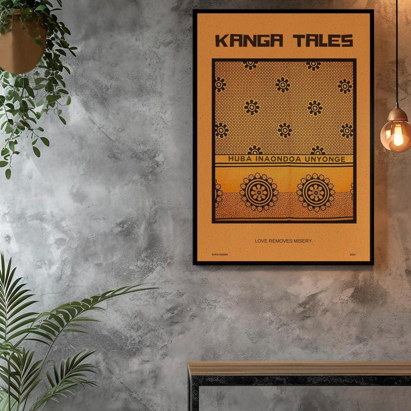 Kanga Tales Wall Art, Swahili Poster, Love Quotes Wall Art, Swahili ...