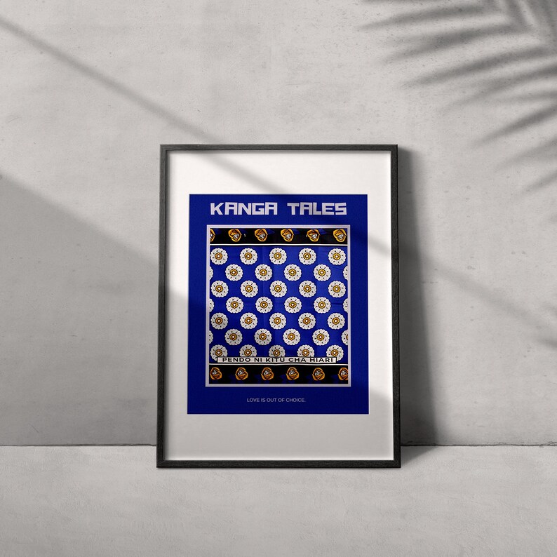 Kanga Tales Wall Art, Tanzanian Art, Swahili Quotes, African Wall Art ...