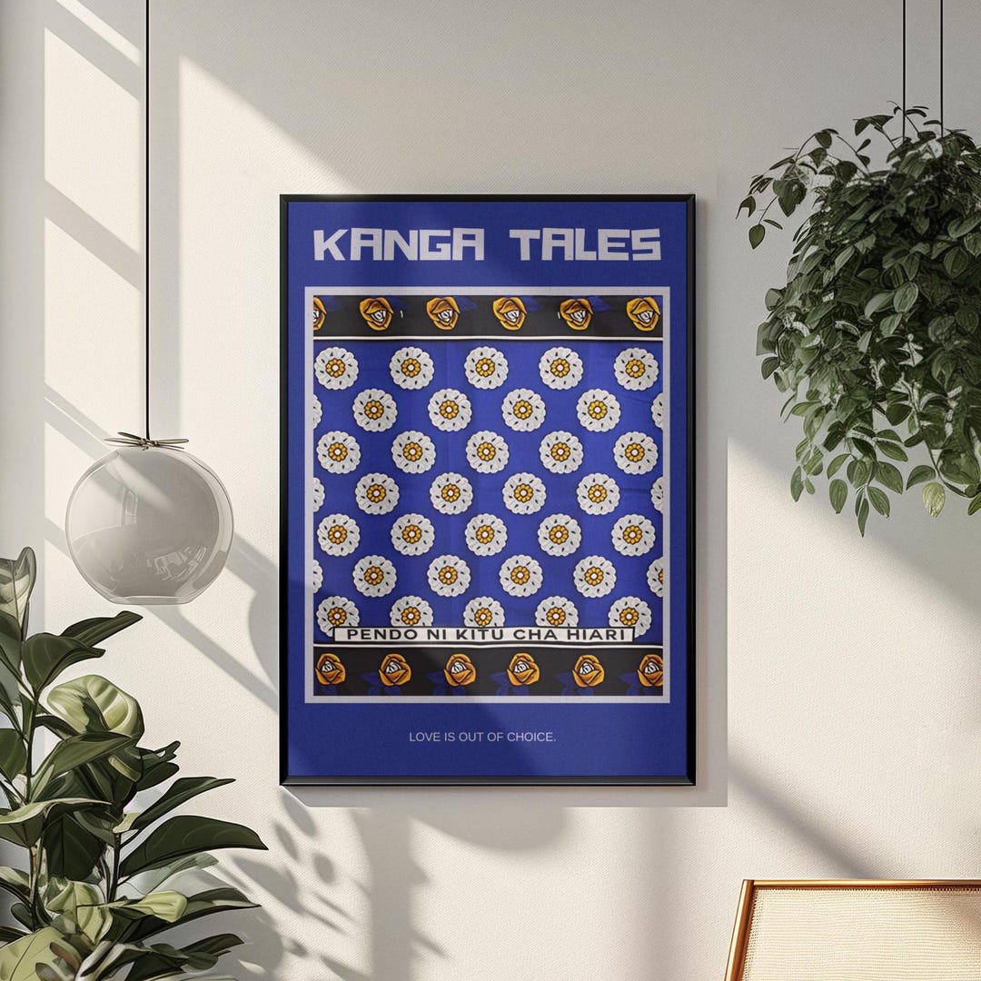 Kanga Tales Wall Art, Tanzanian Art, Swahili Quotes, African Wall Art ...