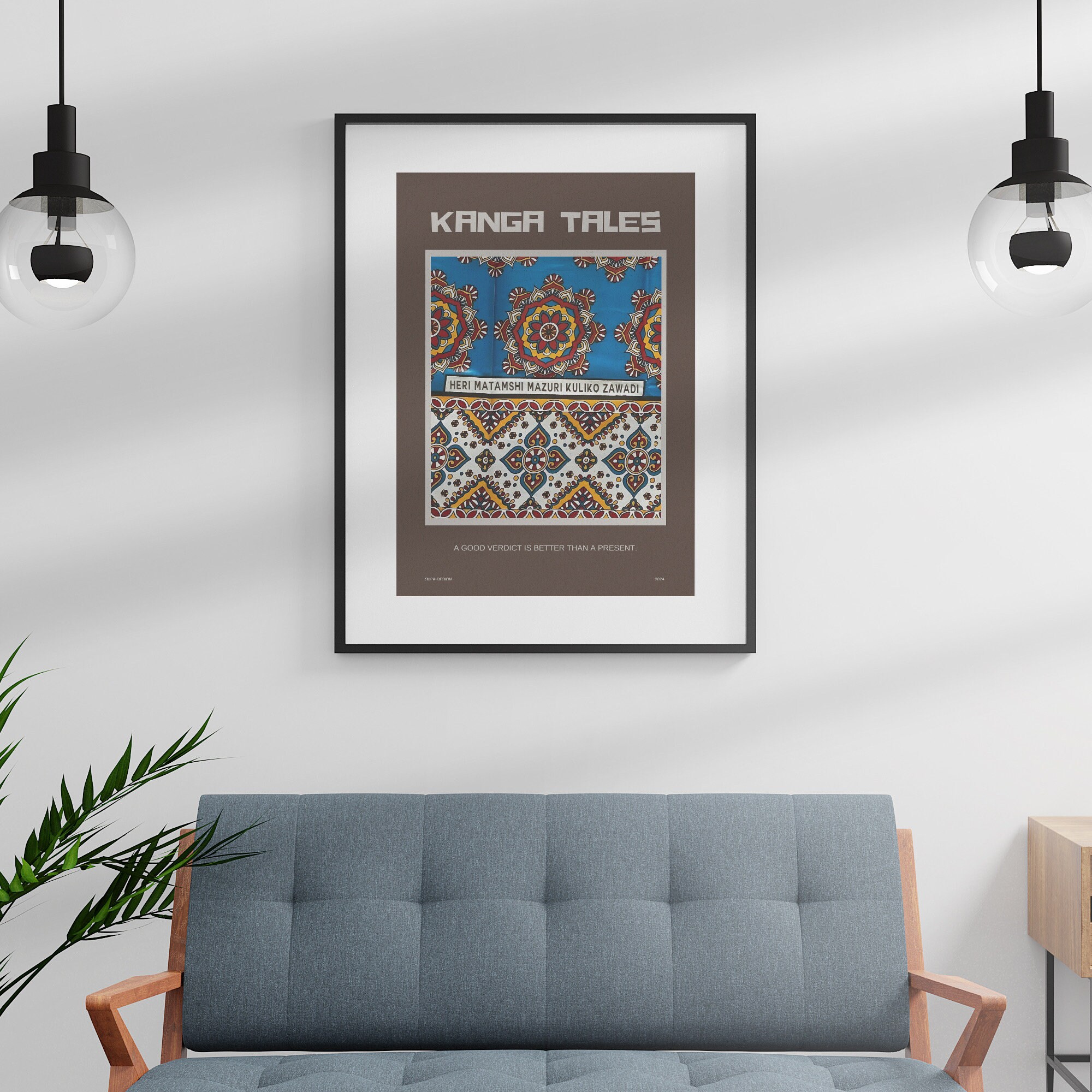 Kanga Tales Wall Art, Tanzanian Art, Swahili Quote Poster, Kanga Quotes ...