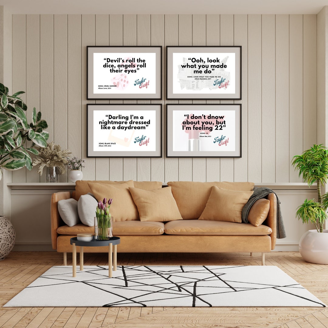 Taylor Swift | Print | Song Lyrics | Fan | Albums | Gift | Concert ...