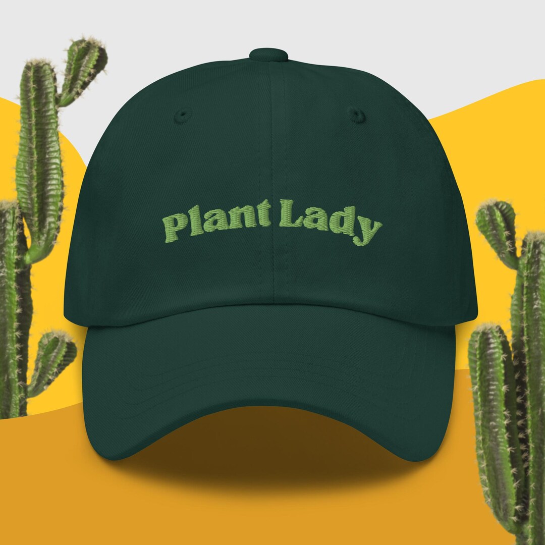 Plant Lady Hat Plant Person Embroidered Plant Hat Plant Dad Gardening ...