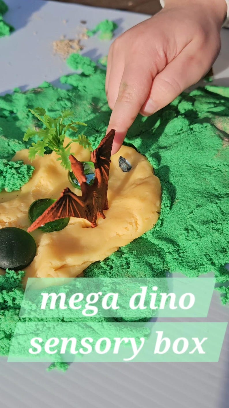 Dinosaur Fun Mega Sensory Kit Made for Little and Big Kids; Birthday ...