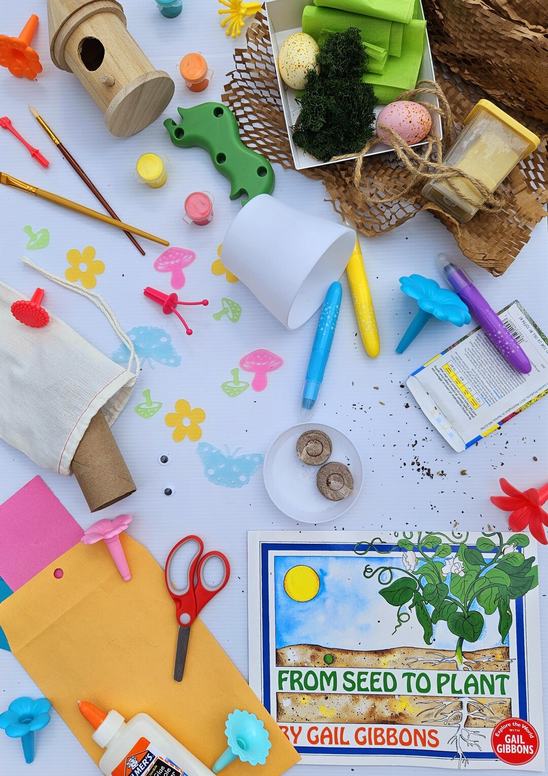 Spring Activity Box: Kids' Crafts, Book & Garden Kit (ages 4-7) - Etsy