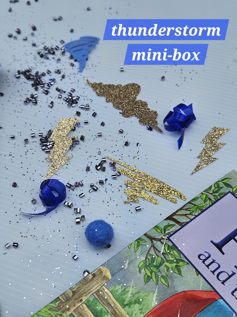 DIY Rainy Day Sensory Bottle Kit: Thunderstorm Theme, Calming STEM Toy - Etsy