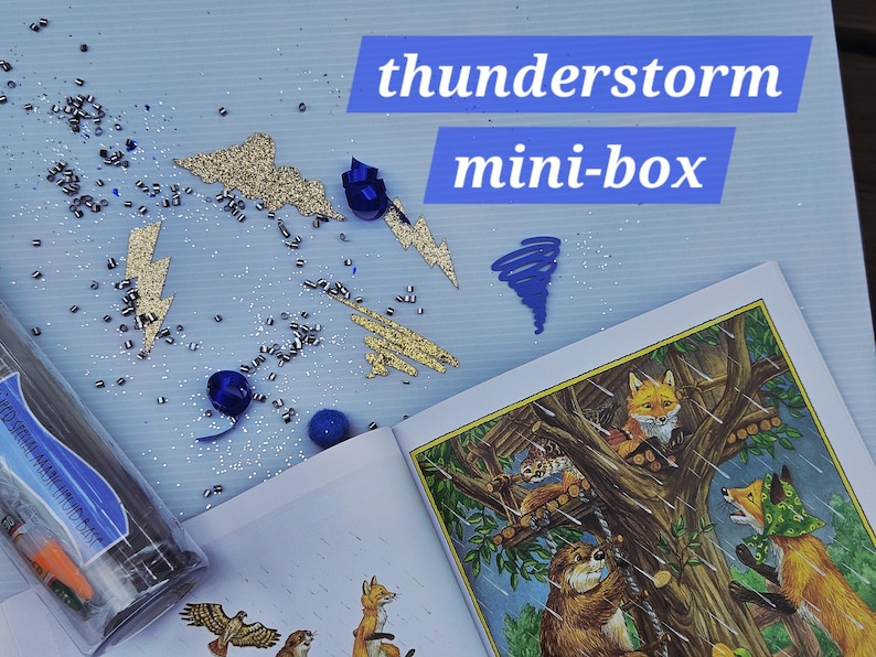 DIY Rainy Day Sensory Bottle Kit: Thunderstorm Theme, Calming STEM Toy ...