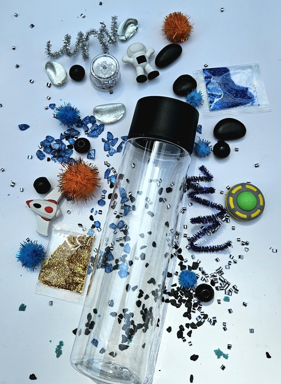 SPACE Sensory Bottle Kit - Screen Free Sensory & Educational STEAM Fun ...