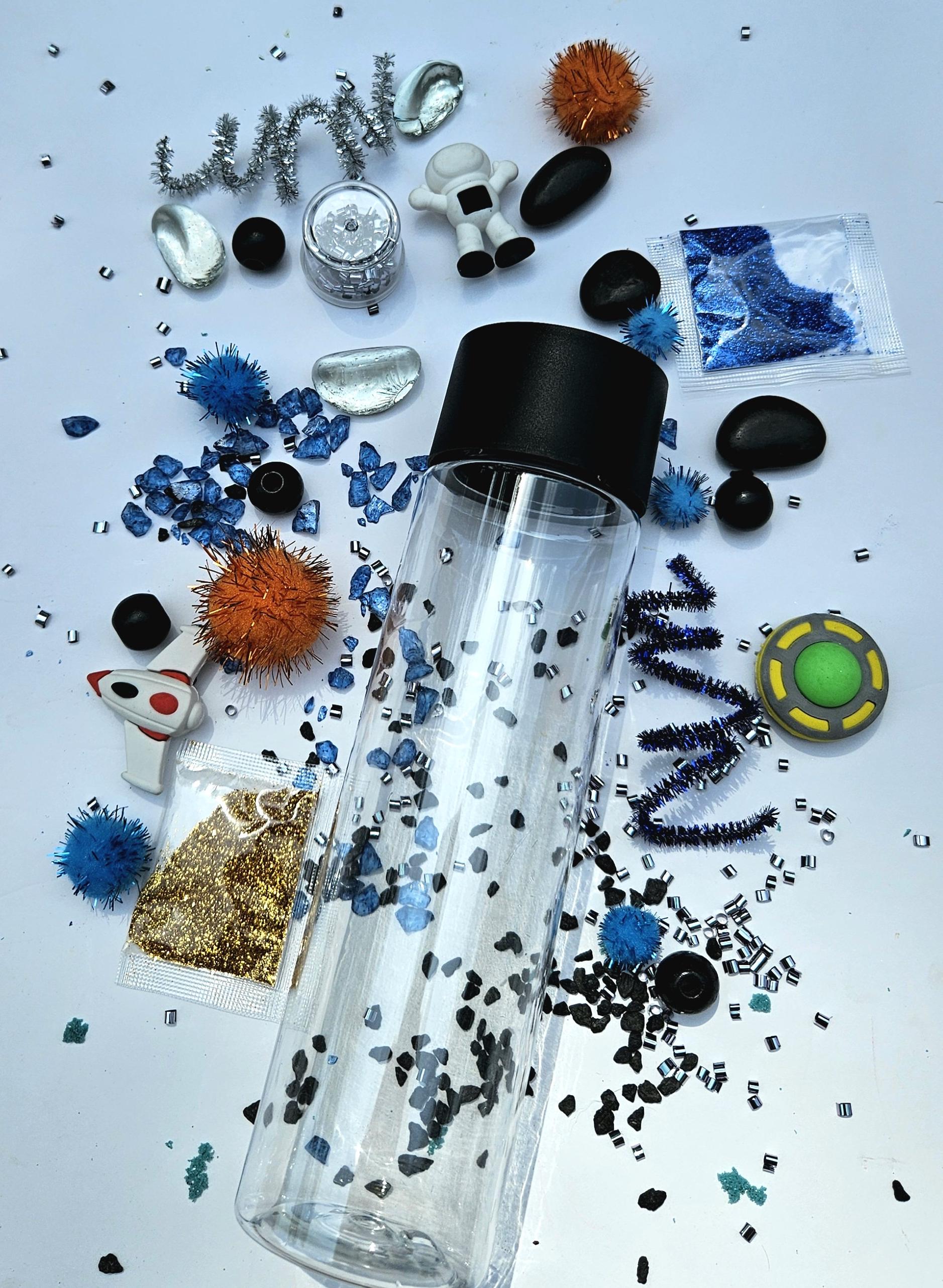 SPACE Sensory Bottle Kit - Screen Free Sensory & Educational STEAM Fun ...