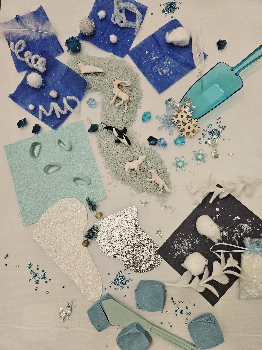 ARCTIC Mega Sensory Box - Birthday Gift for Kids Party Kit Supplies ...