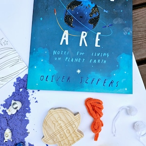Kids Space Activity Box: Book, Craft, Sensory Sand Kit - Etsy
