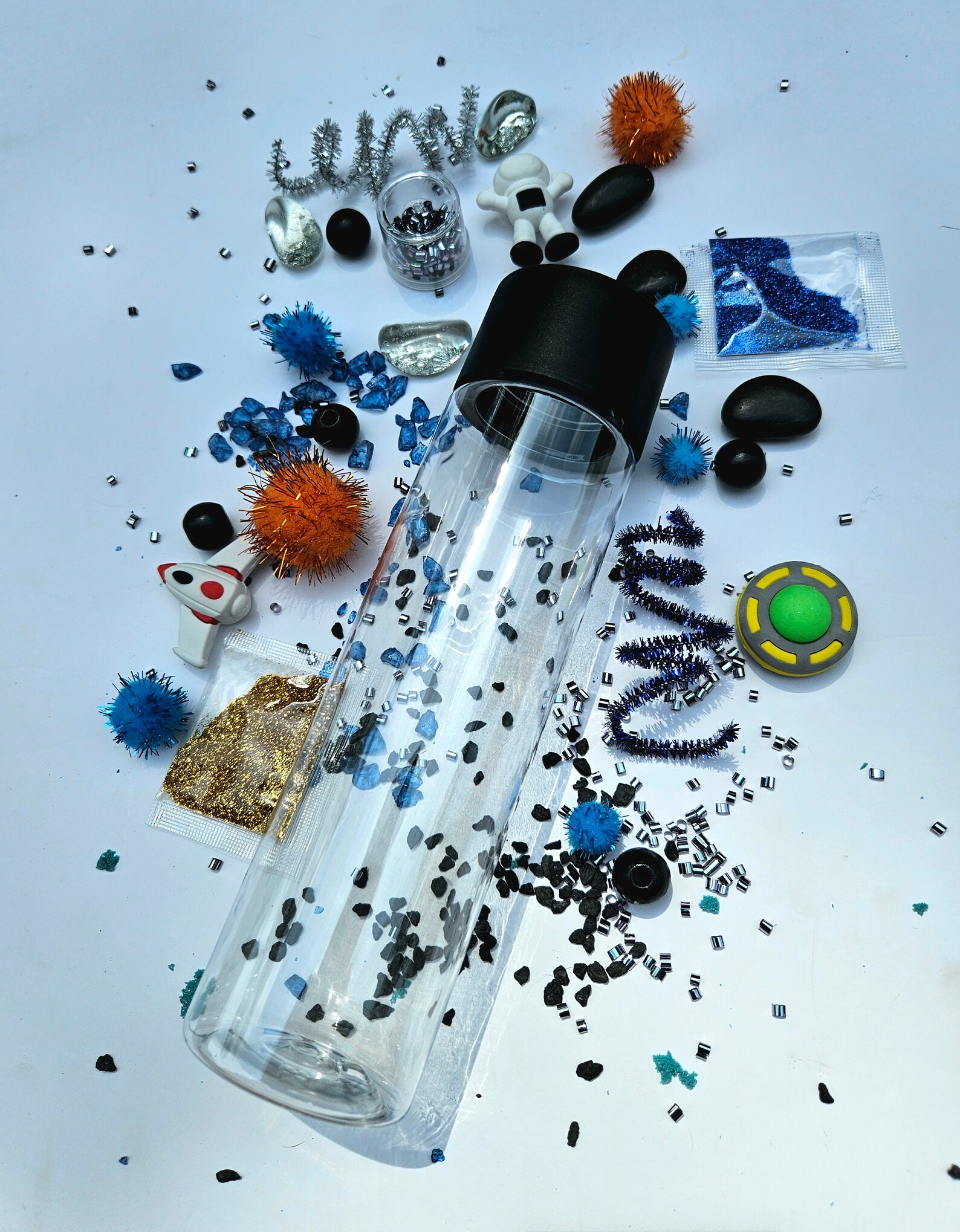 SPACE Sensory Bottle Kit - Screen Free Sensory & Educational STEAM Fun ...