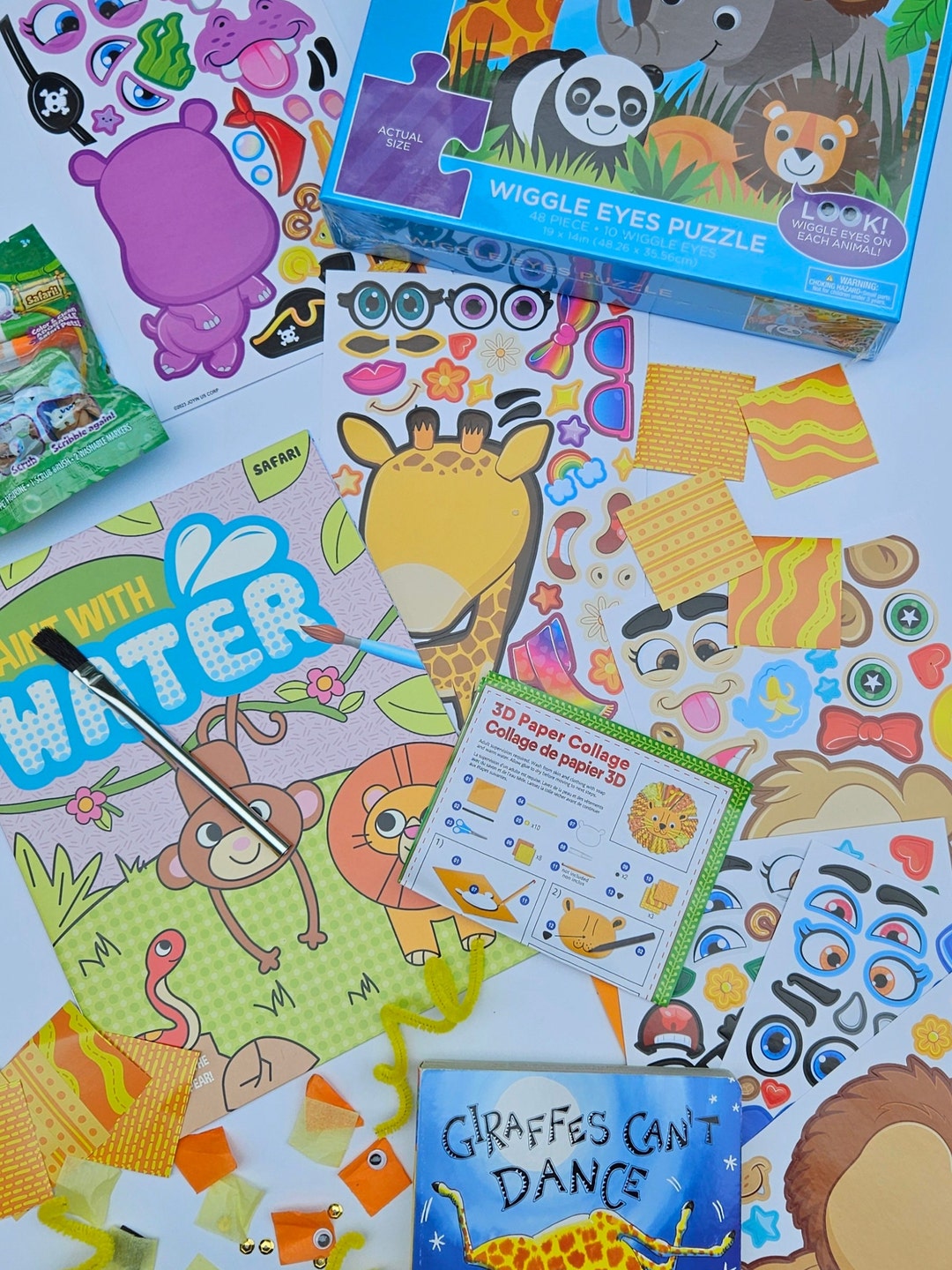 Toddler Safari Activity Box: Arts, Crafts, Puzzle & Book - Etsy
