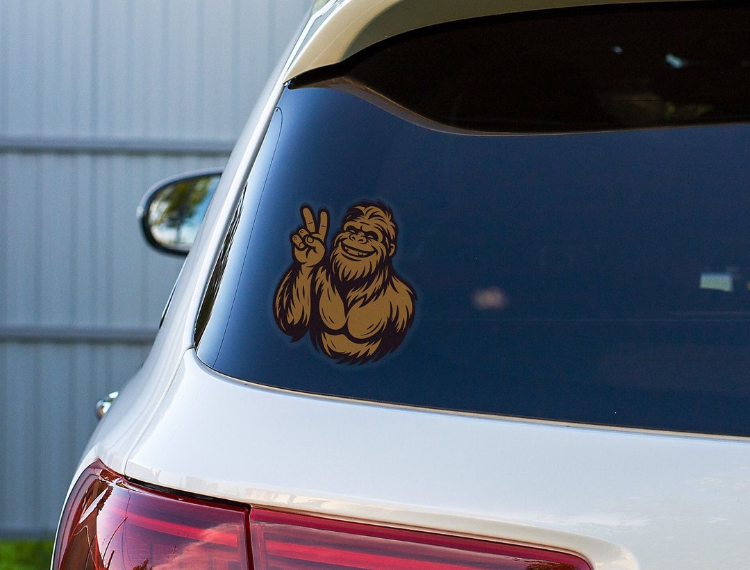 Bigfoot Sticker - Indoor or Outdoor Use - Water-resistant Vinyl - Big ...