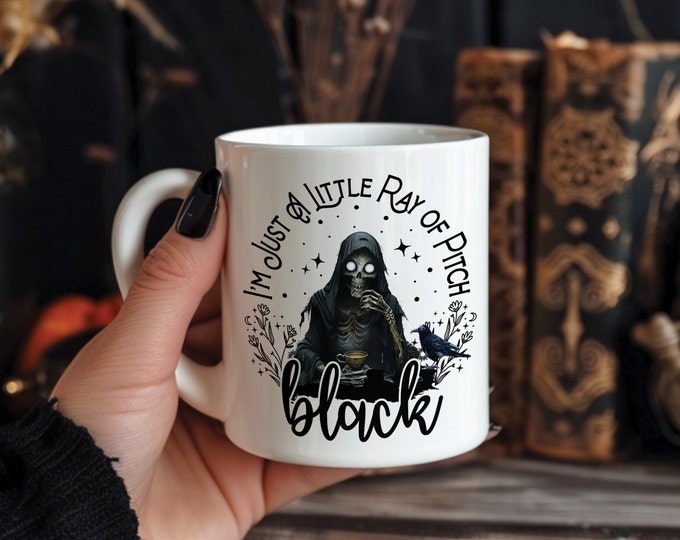 Black Soul Coffee Mug. Dark Humor Mug. Dark Humor Gift. Dark Joke Mug ...