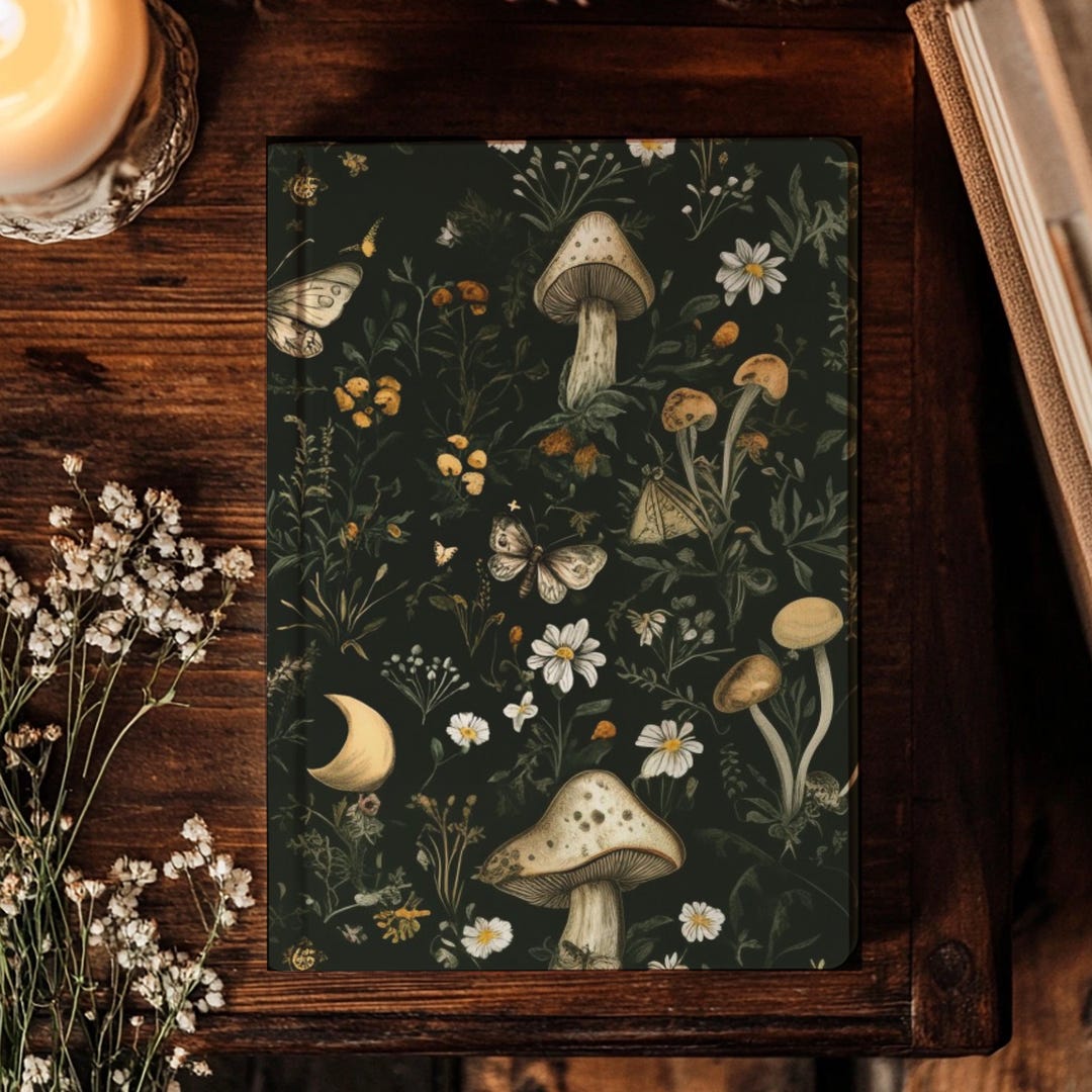 Witchcore Cottagecore Whimsicore Watercolor Style Soft Touch Matte ...