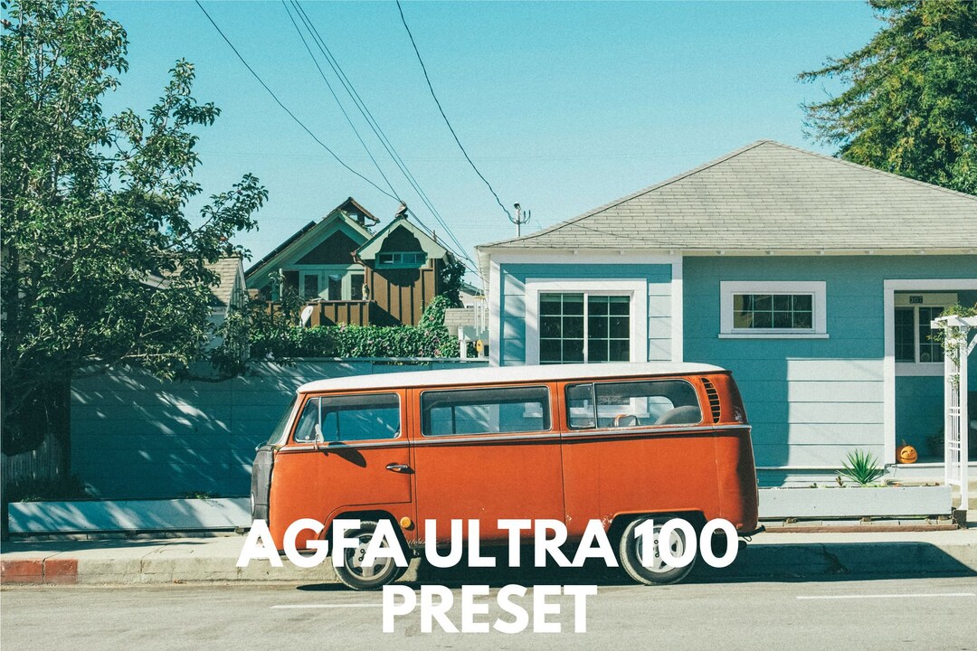AGFA Ultra 100, Lightroom Preset, Instagram, Classic Film, Desktop ...