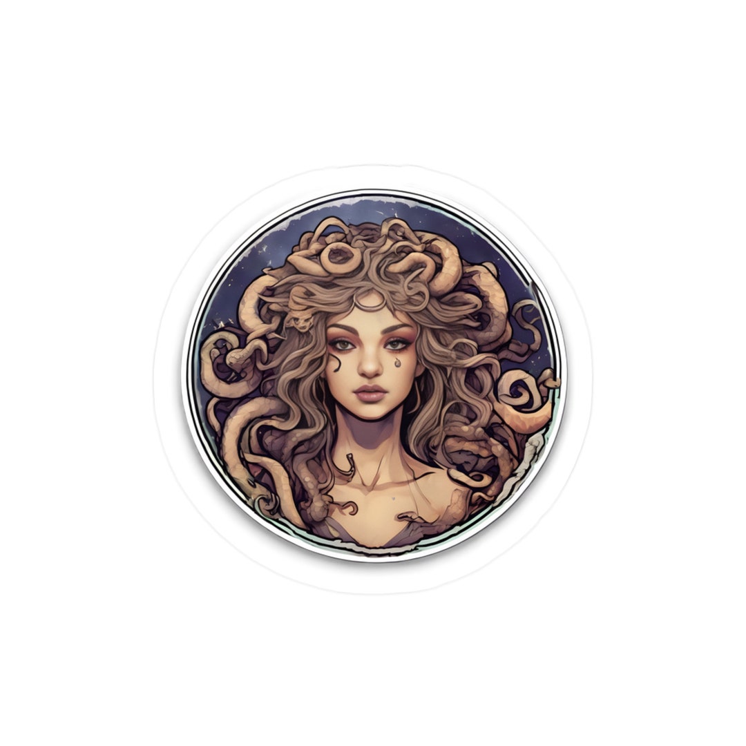 Cursed Gorgon Kiss-cut Vinyl Decals - Etsy