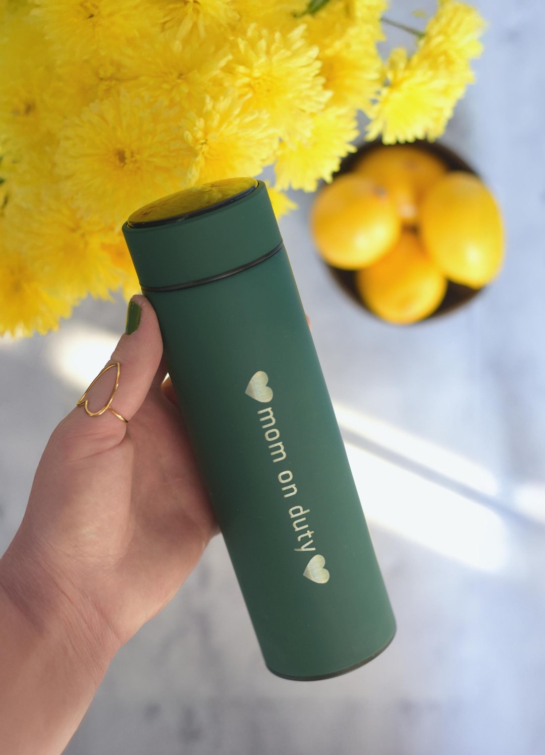 The Perfect Tea Thermos for Her – Custom Engraved, Stylish, With ...