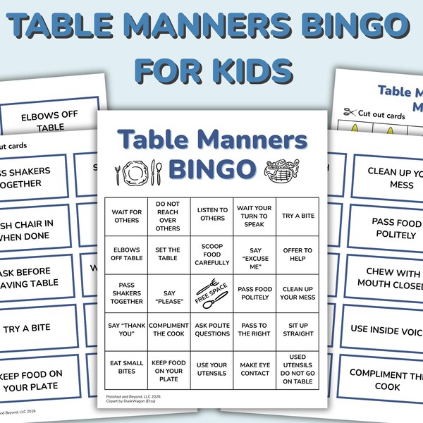 Table Manners - Etsy
