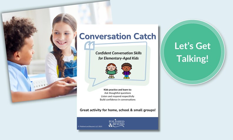 Conversation Catch Activity - Etsy