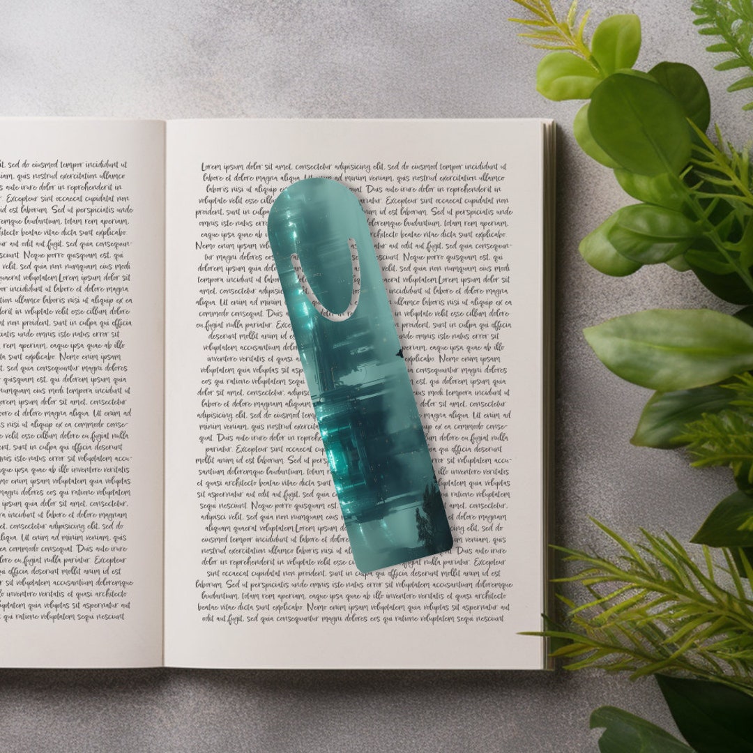 Futuristic Sci-fi Metal Aluminum Bookmark Sci-fi Art Lovers Gift High ...
