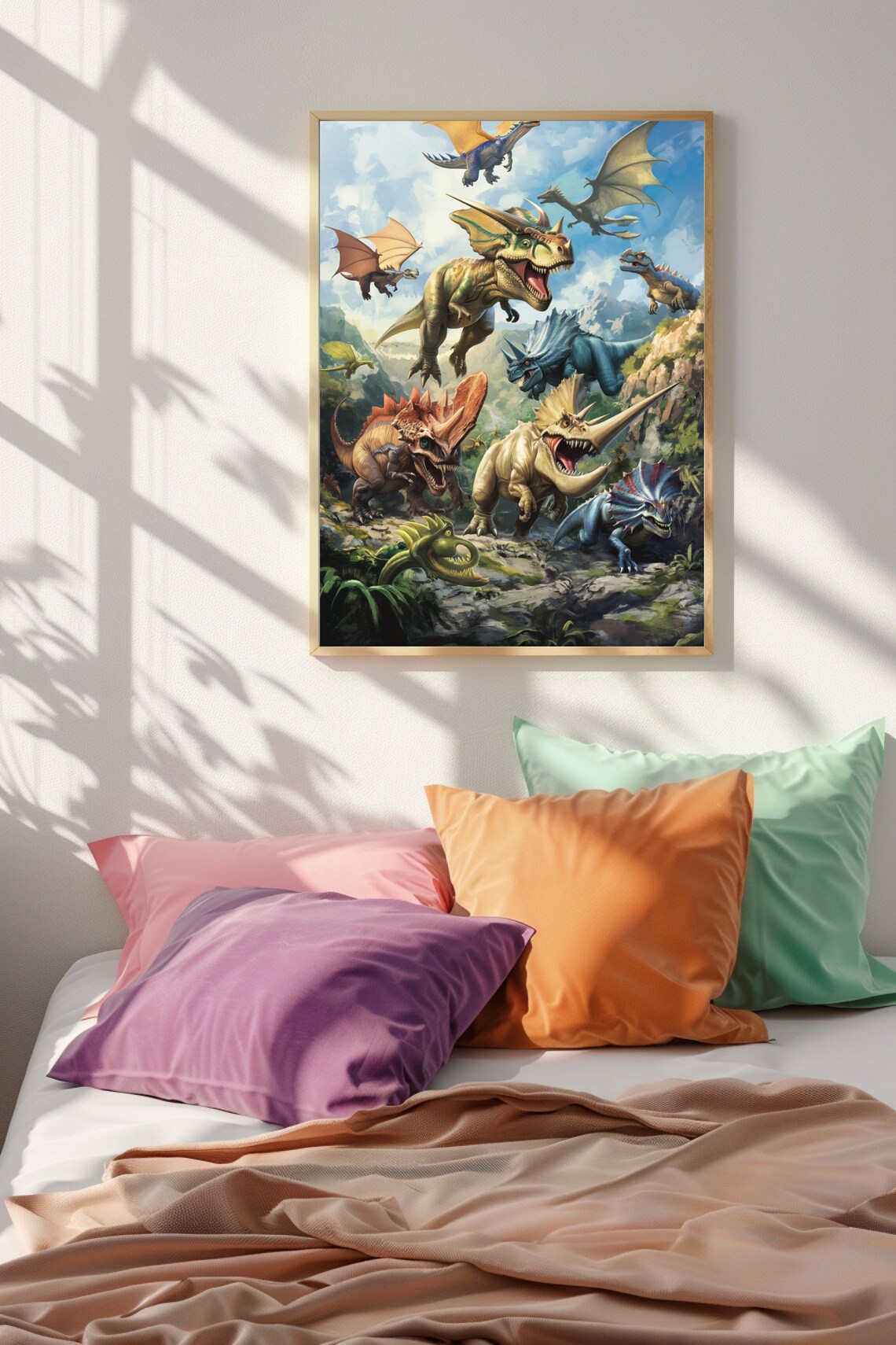 Canvas Poster Wanddeko Jurassic Parc Dinosaur Printable Wall Art ...