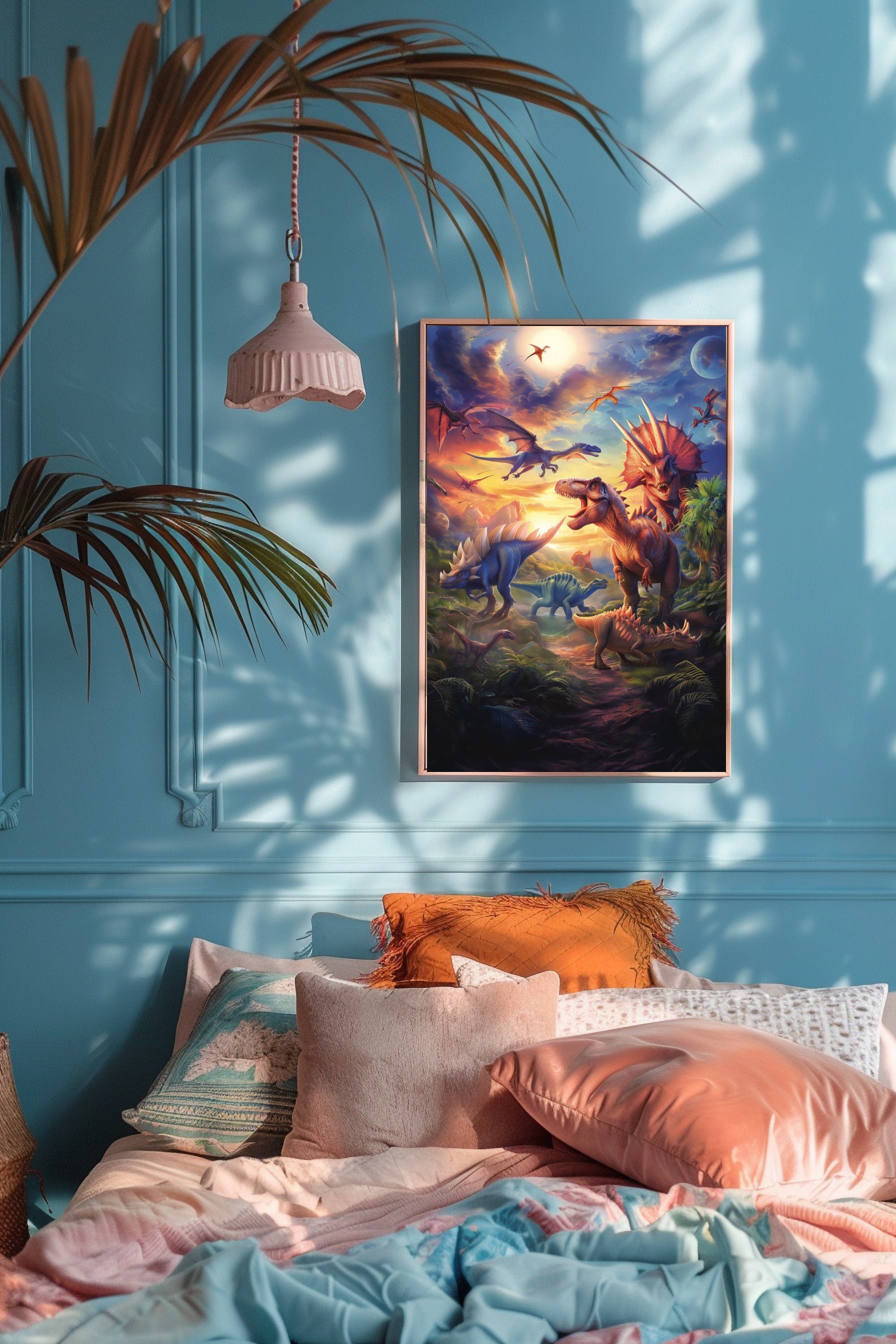 Canvas Poster Wanddeko Jurassic Parc Dinosaur Printable Wall Art ...