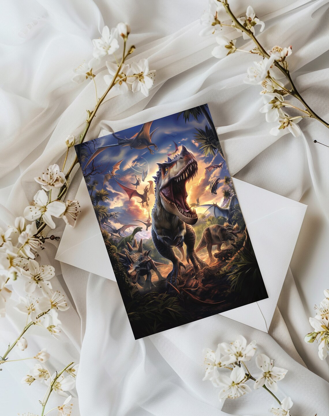 Canvas Poster Wanddeko Jurassic Parc Dinosaur Printable Wall Art ...