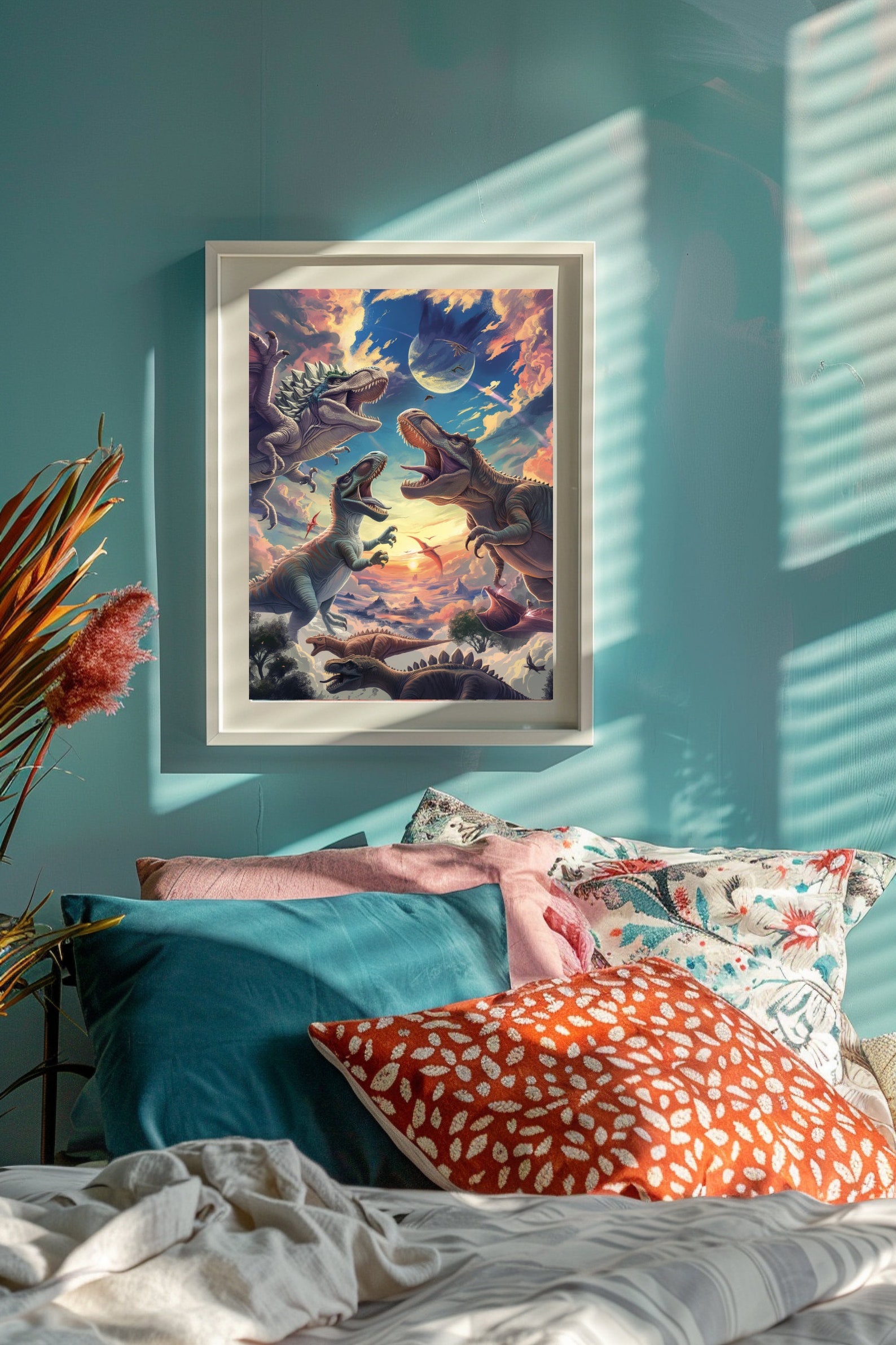 Canvas Poster Wanddeko Jurassic Parc Dinosaur Printable Wall Art ...