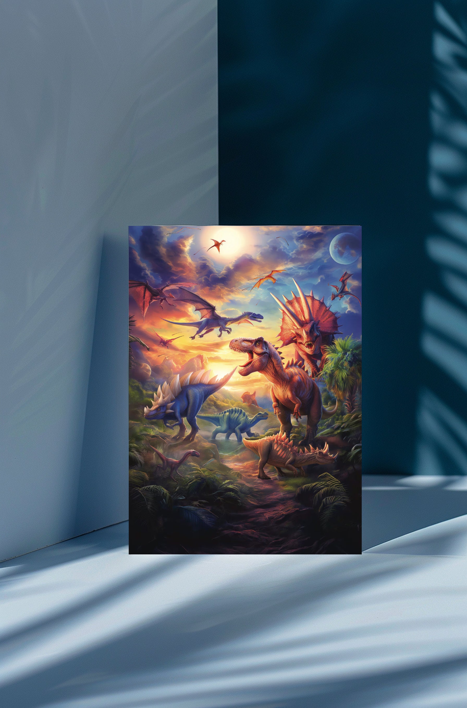 Canvas Poster Wanddeko Jurassic Parc Dinosaur Printable Wall Art ...