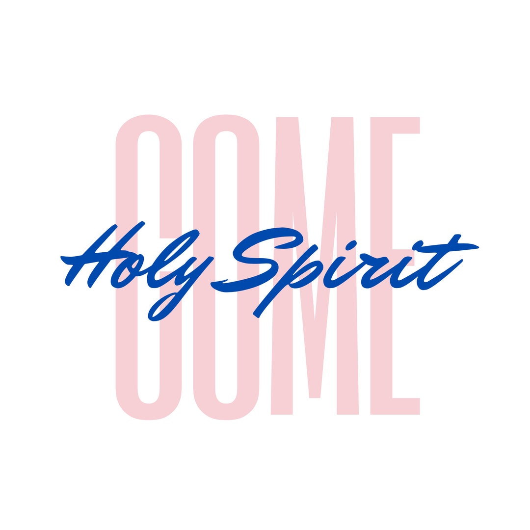 16x20 SVG & PNG Downloadable 'come Holy Spirit' Print-ready Digital ...