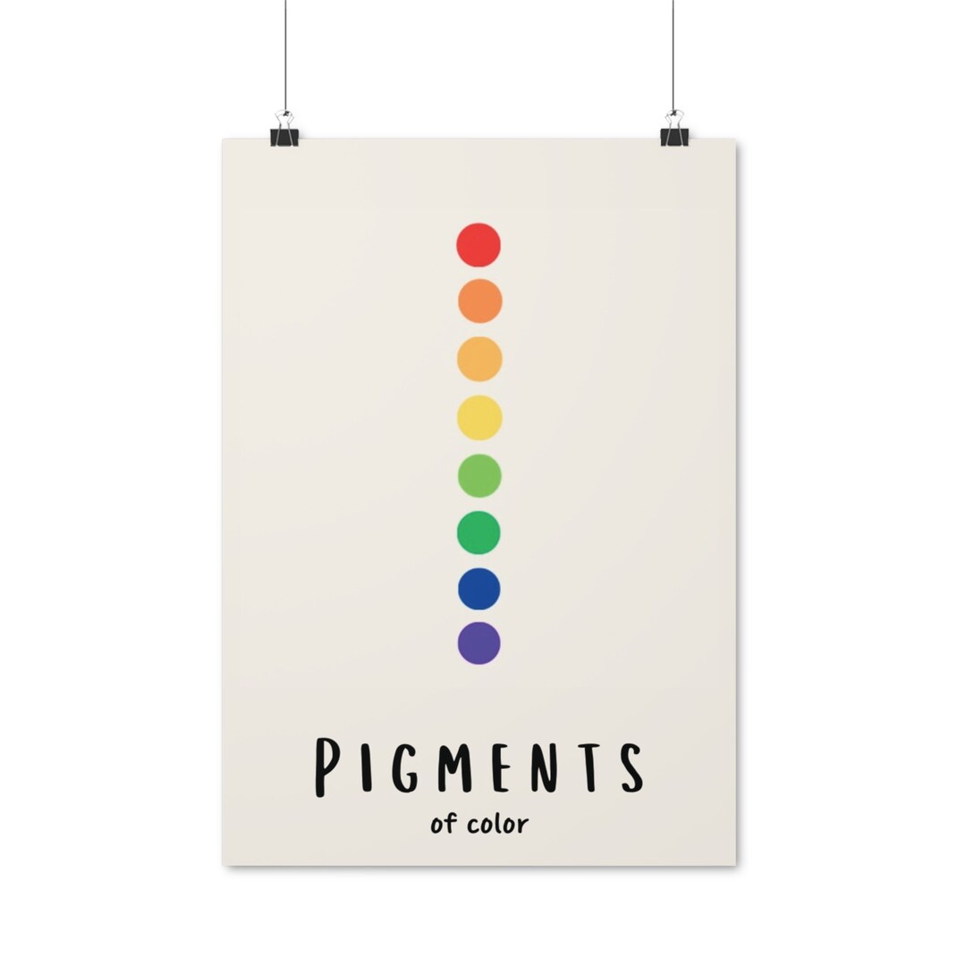 Pigments of Color Poster - Etsy