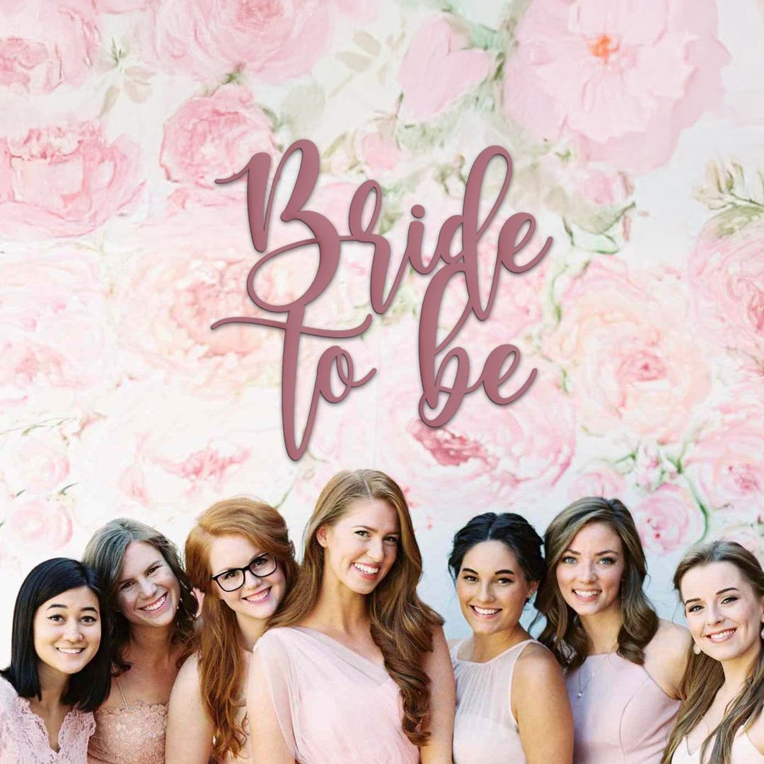 Bridal Shower Backdrop Sign: Custom Bride to Be Decor - Etsy
