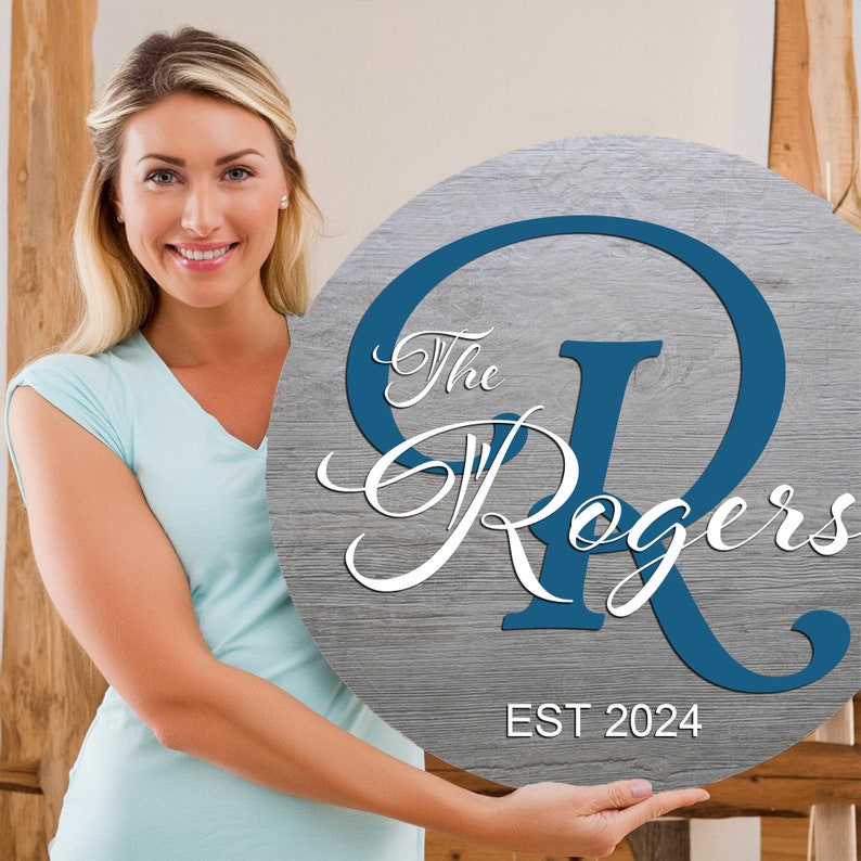 Rustic Last Name Sign, Wall Decor, House Warming Gift, Family Name Sign ...