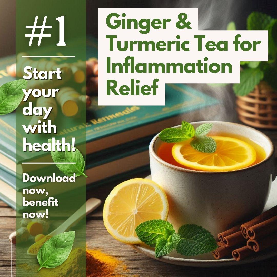 Ginger & Turmeric Tea for Inflammation Relief - Etsy
