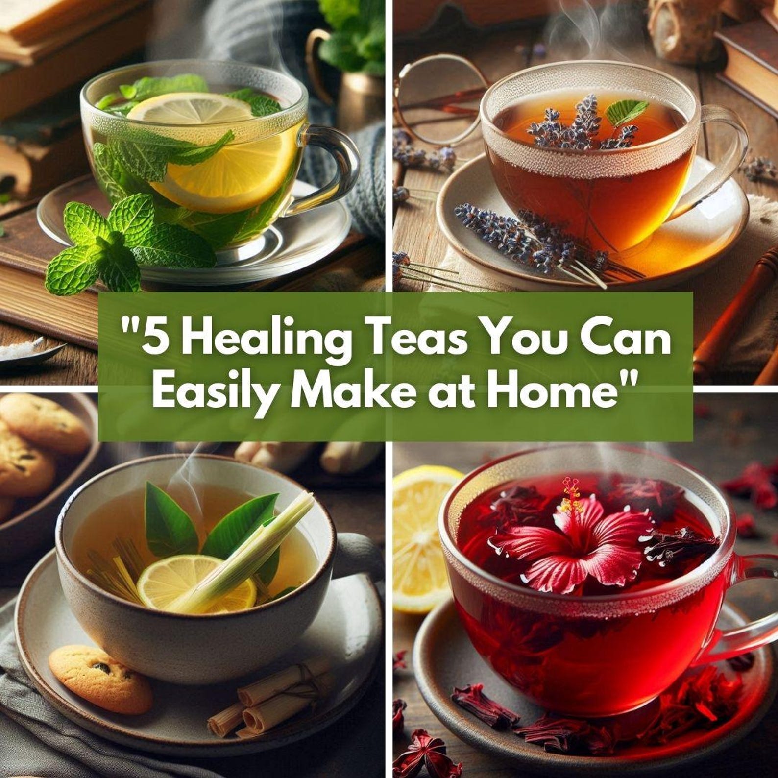 Make These 5 Healing Herbal Teas at Home – Simple, All-natural Remedies ...