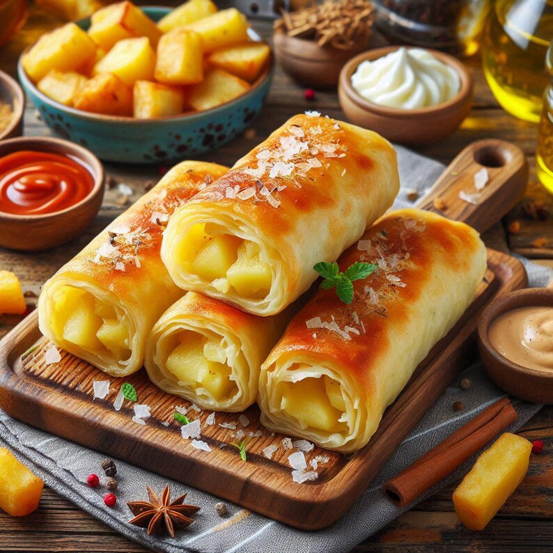 BEST RECIPE Crispy Turkish Potato Rolls Recipe Digital Cookbook | Easy ...