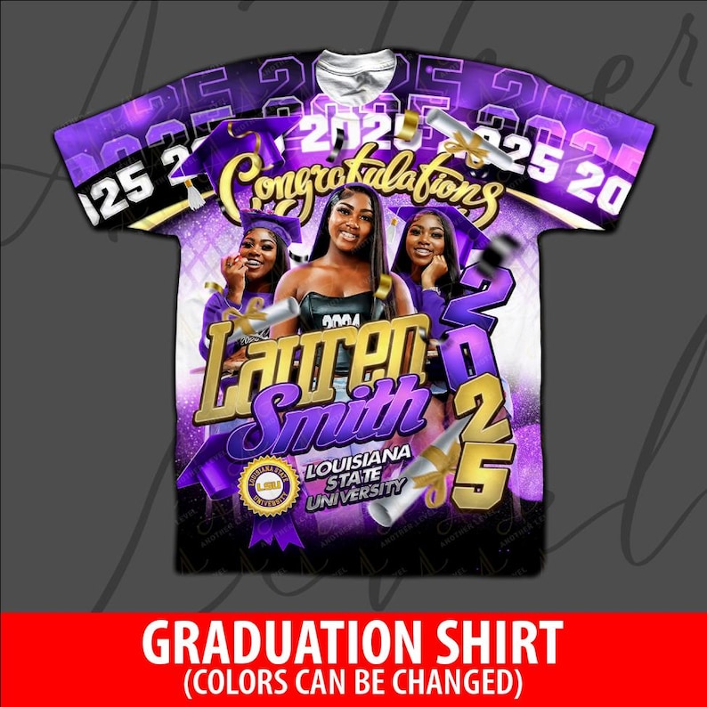 Custom Graduation Photo Shirt | Custom Senior Shirt | Personalized ...
