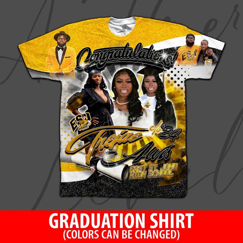 Custom Graduation Photo Shirt | Custom Senior Shirt | Personalized ...