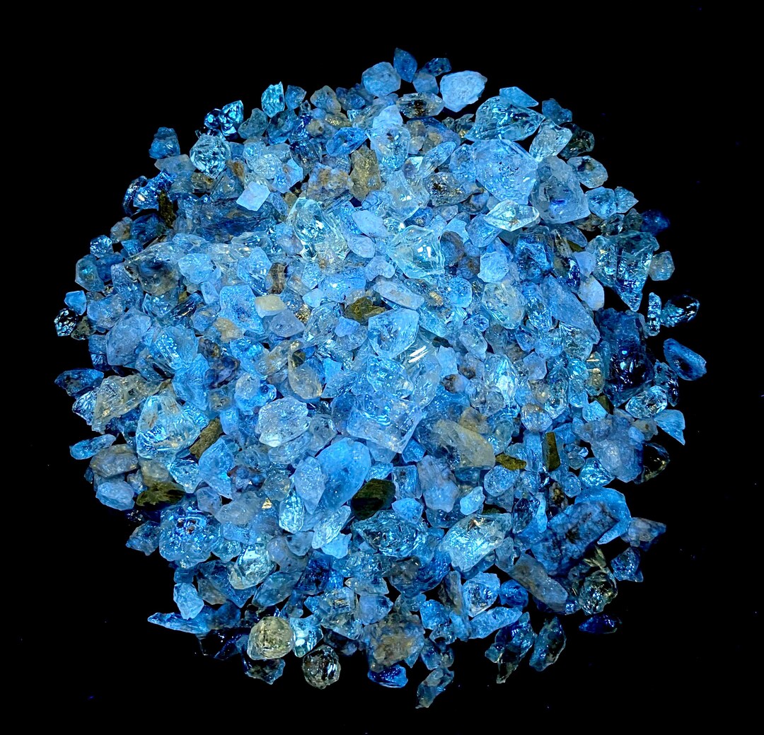 100 Gram Unique Carbon Inclusion! Petroleum QUARTZ Crystals Lot A9 From ...