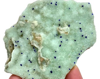 255 Carat Unique Natural Shape Sparkly ARAGONITE With AZURITE Crystal ...