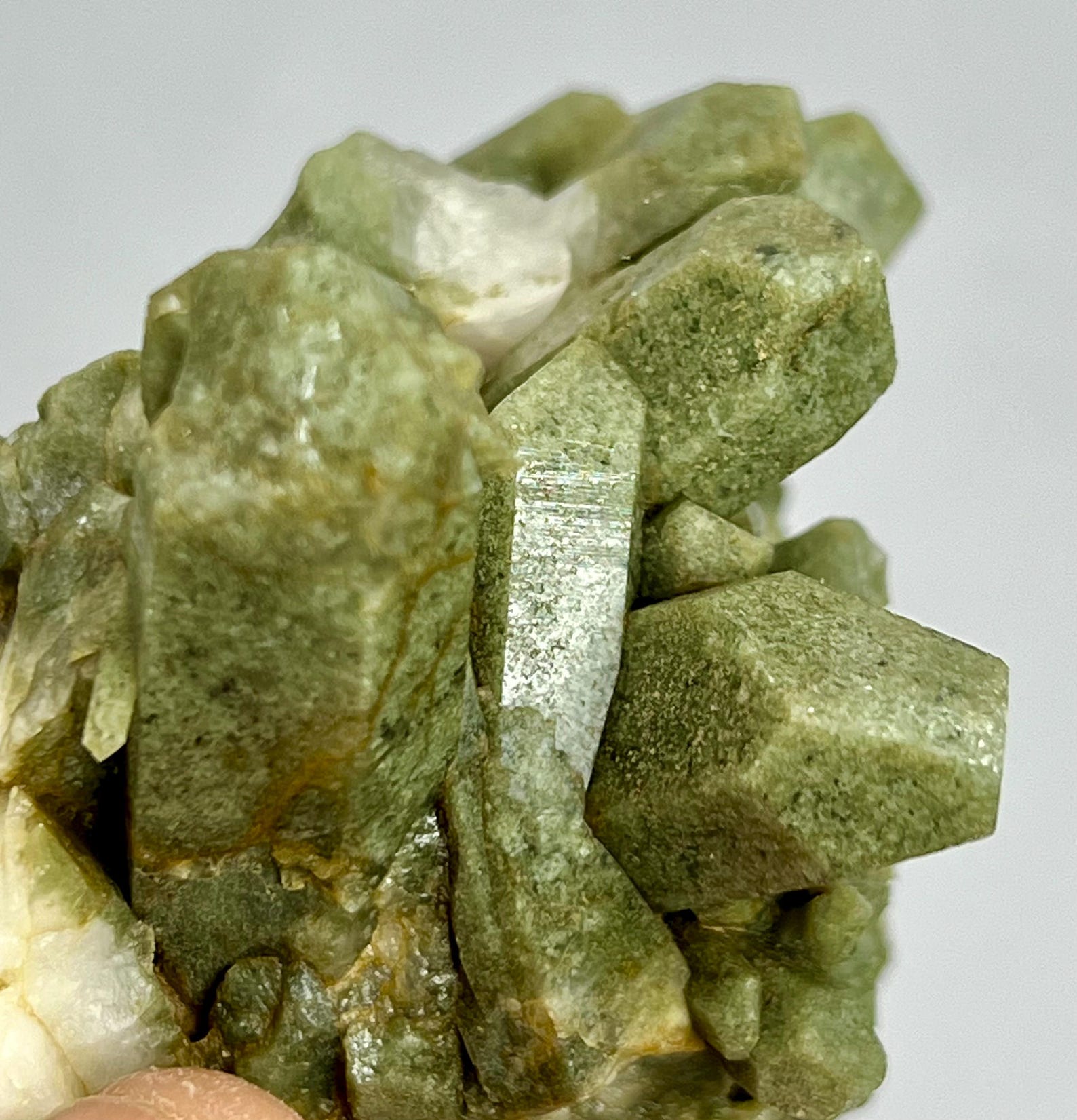 Muestra única de 218 gramos de cristal de cuarzo clorito con ...