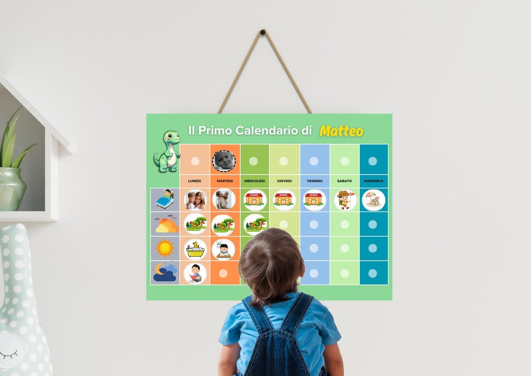 Printable Weekly Calendar for Kids - Customizable Educational Planner ...