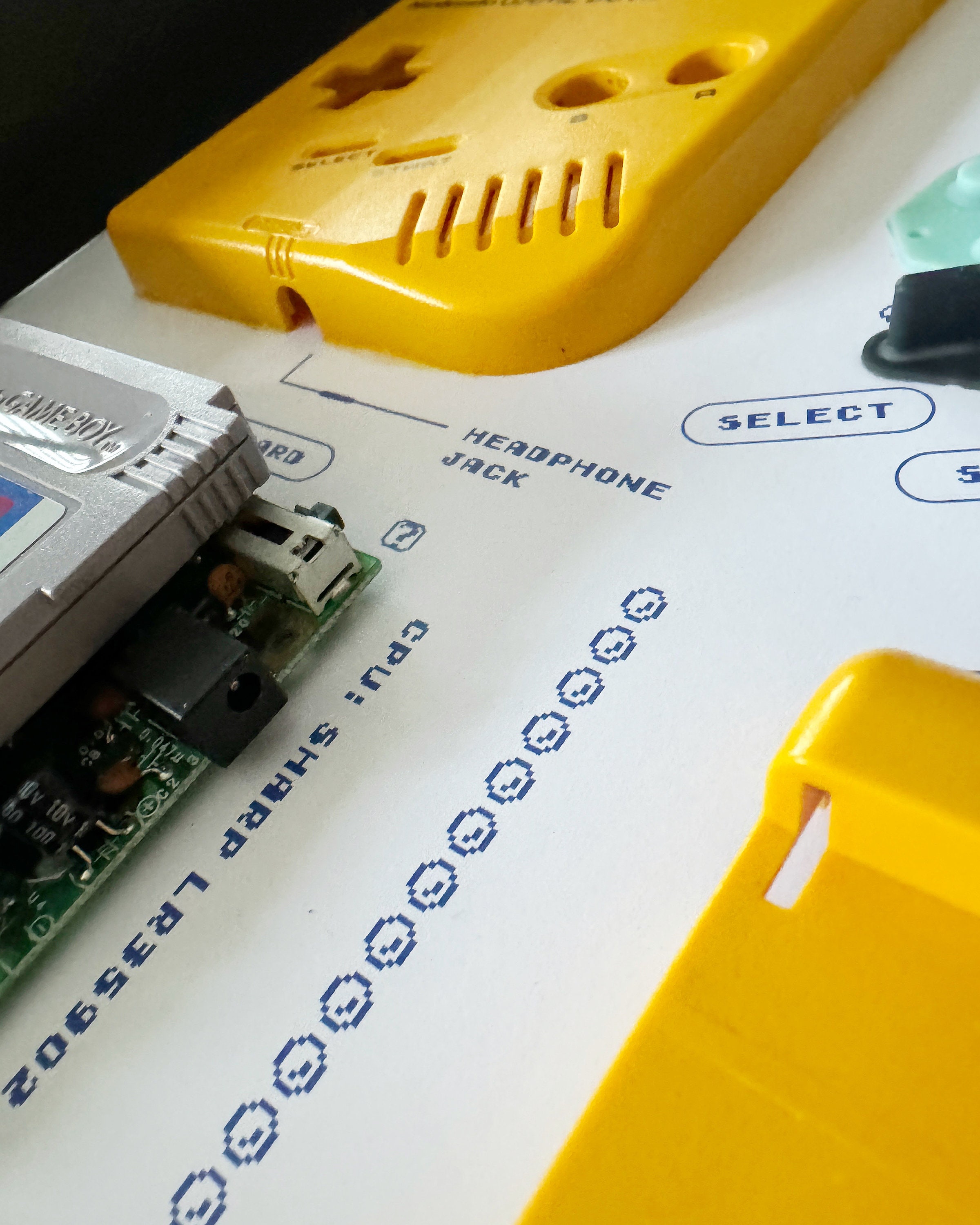 Classic Gameboy Disassembly Art Framed. Teardown Display in Recessed ...
