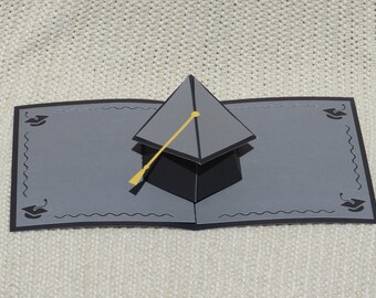 Graduation Hat Pop up Card - Etsy