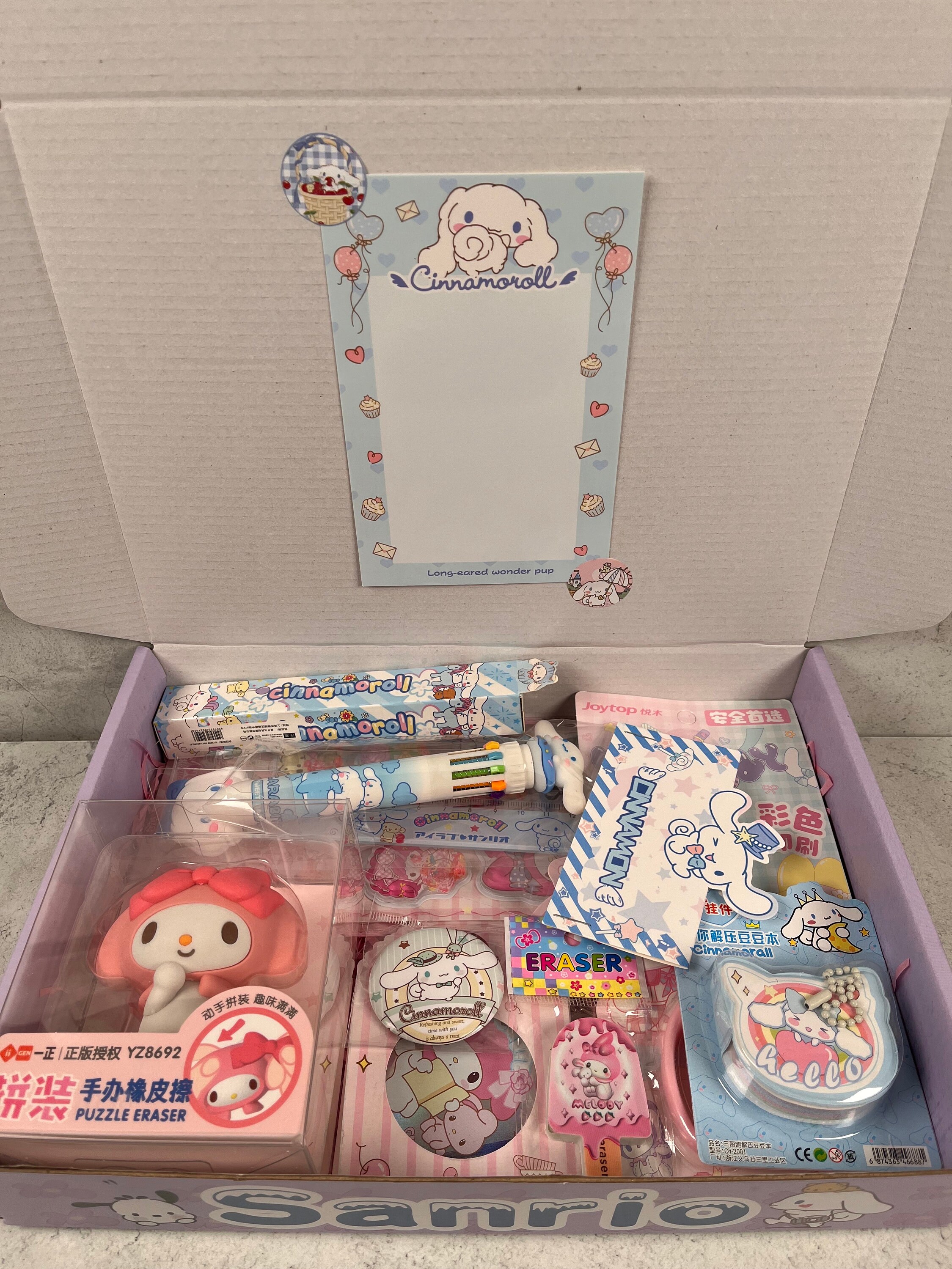 Kawaii Sanrio Box, Adorable Characters, Magical Stationery and a Touch ...