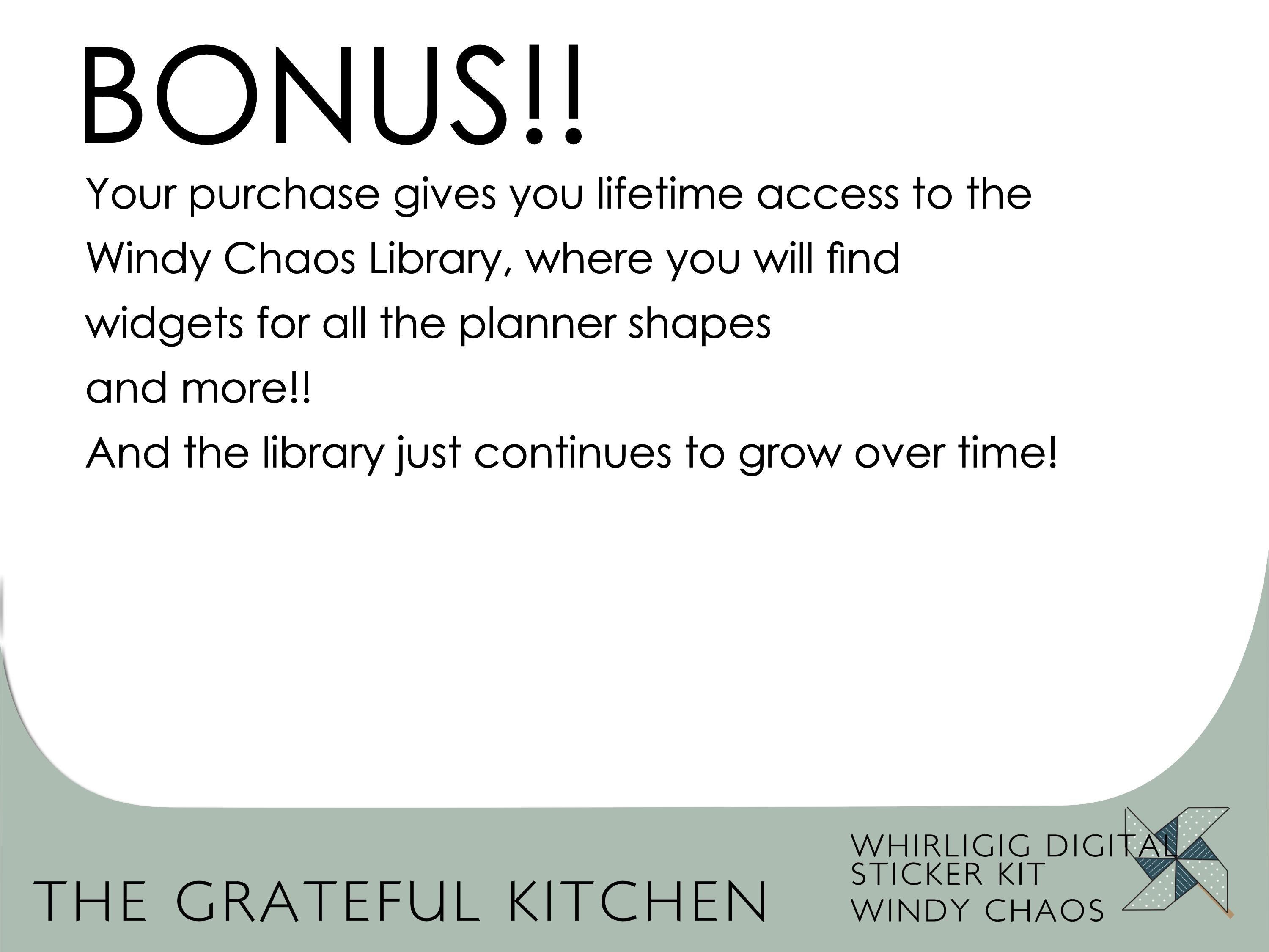 Grateful Kitchen Digital Stickers: Goodnotes (PNG Files Included) - Etsy