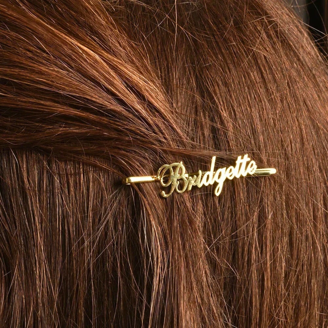 Custom Name Hair Clips, Personalised Hair Pin, Hair Accessories ...